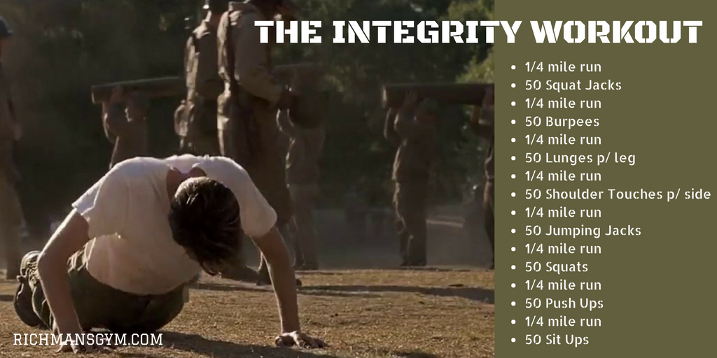 The Integrity Workout at Rich Man's Gym - Rich Man's Gym